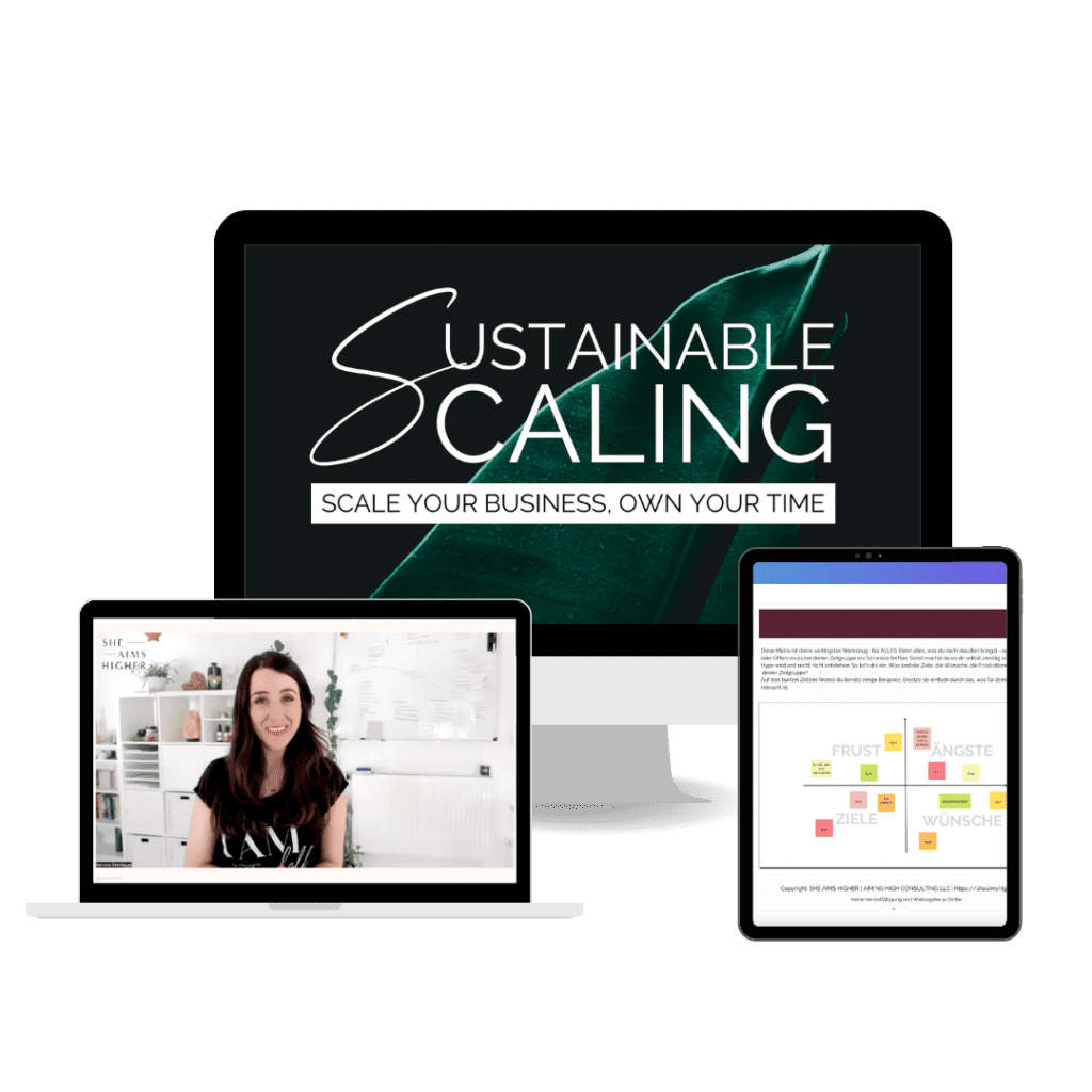 Sustainable Scaling - SHE AIMS HIGHER